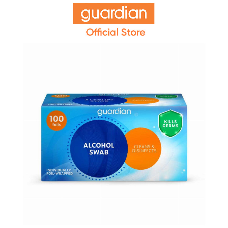 Guardian Alcohol Swab 100pcs | Shopee Singapore