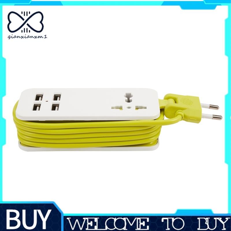 Extension Electrical Socket Portable Charging Ports USB Travel ...
