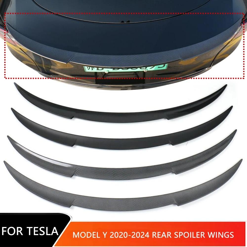 Car Rear Trunk Wing for Tesla Model Y 2020-2024 Rear Spoiler Tail Fin ...