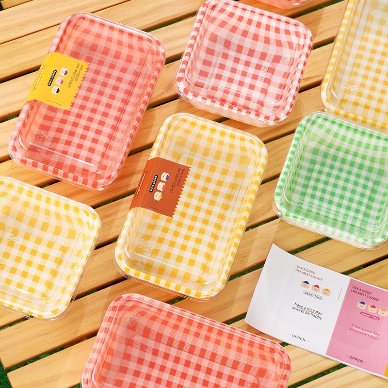 10 PCS Mika Dessert Box / Mika Food Box contains 10 Pcs / 10 pcs Korean ...