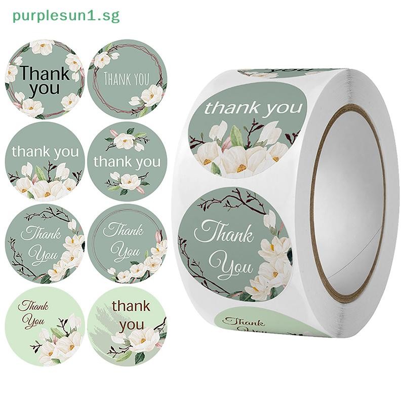 Purrple 500PCS Seals Stickers Thank You Stickers For Business New Small ...