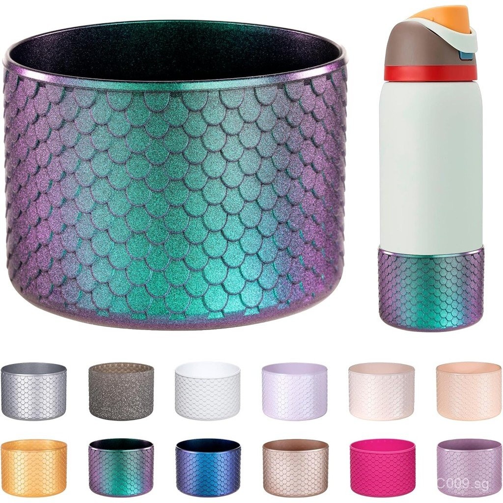 Silicone Water Bottle Boot for Owala, Bling Protective Flask Bottom ...