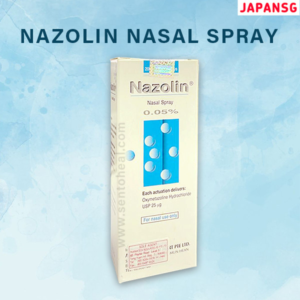 Nazolin Nasal Spray 0.05% 200 metered sprays - for stuffy nose | Shopee ...
