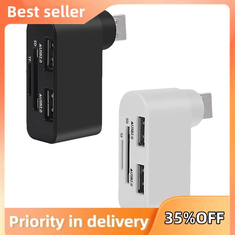 4 in 1 Rotatable USB Hub,Laptop Hub, Portable 180 Degrees Rotate USB ...
