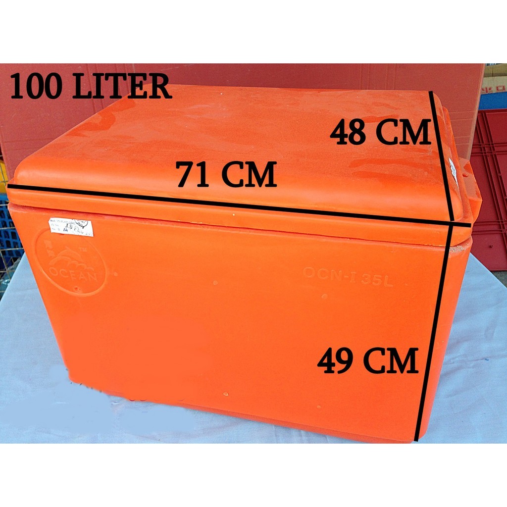 100 Liter Heavy Duty Insulated Thermal Ice Box/ Picnic Storage Box ...