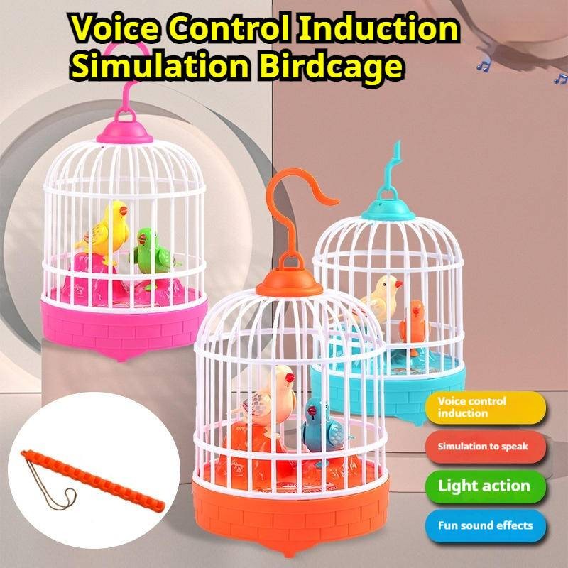 Bird cage, Audio Control Inductive Sound, Funny toys for children and ...
