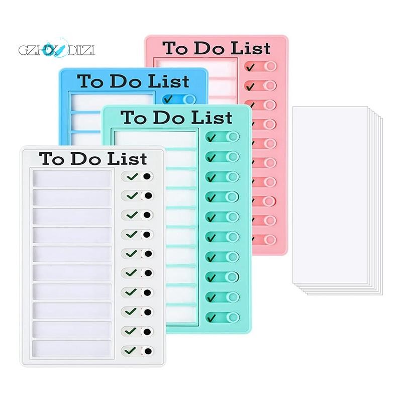 4Pcs to Do List Board Dry Erase Memo List Board Chore Chart RV List ...