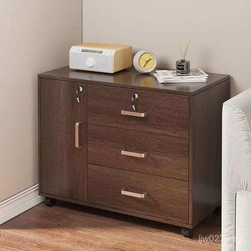 Modern Minimalist Under-Desk Low Cabinet Office File Cabinet Multi ...