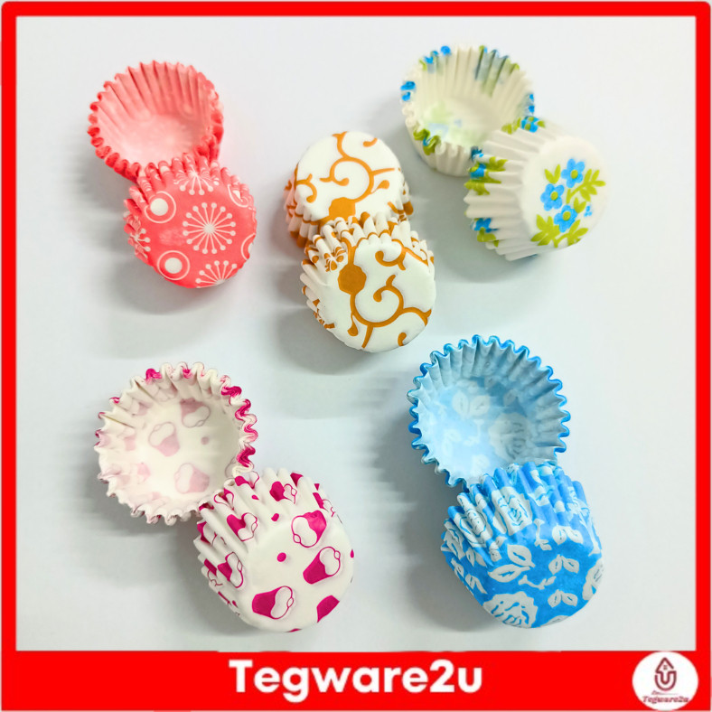 100± Pcs Colourful Mini Paper Cup Cookies Cupcake Paper Cup Cookies ...