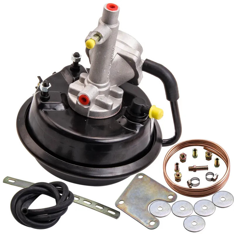 7INCH VH44 Remote Brake Booster + Bracket Mounting Kit-4 wheel Drum ...