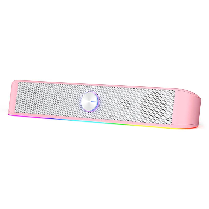 Redragon GS560 RGB Desktop Soundbar, 2.0 Channel Computer Speaker with ...