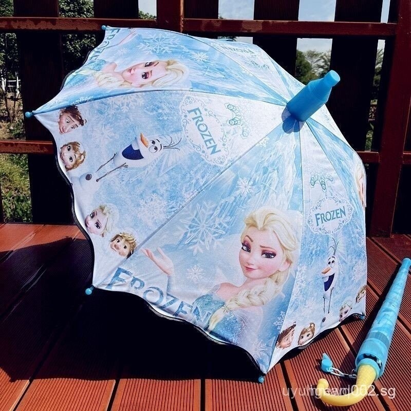In-Stock ‍Frozen Princess Elsa Children's Umbrella Vinyl Durable ...
