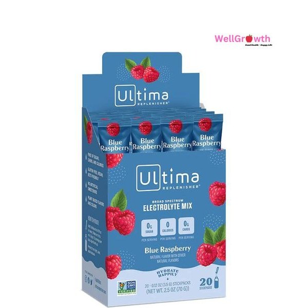 Ultima Replenisher - Electrolyte Mix, Blue Raspberry Hydration (20 ...