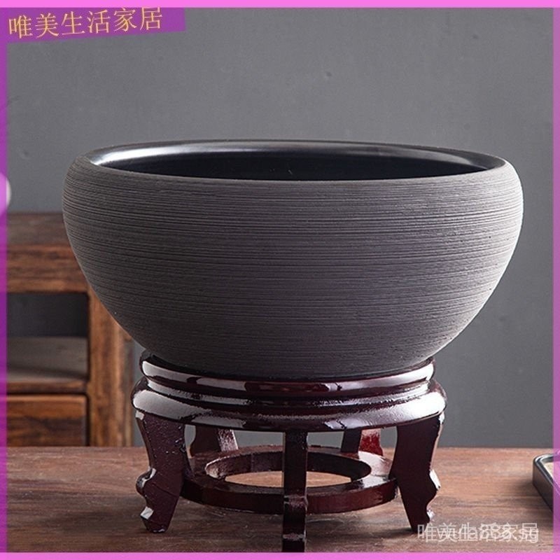 Lotus pot bowl lotus water lily handmade ceramic turtle bowl pot ...