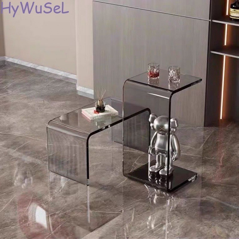HWS Light Luxury Acrylic Side Table Sofa Small Side Table Simple Modern ...
