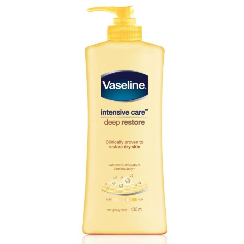 VASELINE INTENSIVE CARE DEEP RESTORE LOTION 400ML (EXP:07/2026) | Shopee Singapore