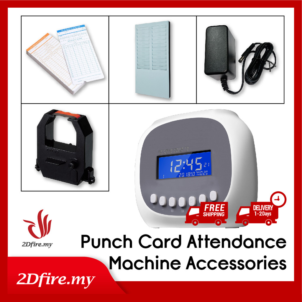 Punch Card Attendance Machine Accessories Punch Card Holder Adaptor ...