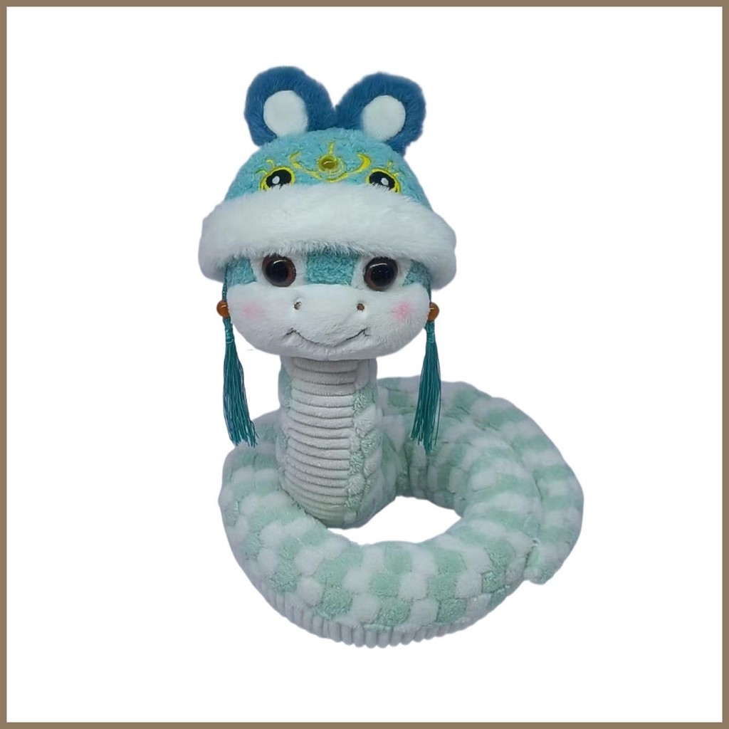 Chinese New Year Snake Doll Snake Stuffed Animal Cute Snake Mascot ...