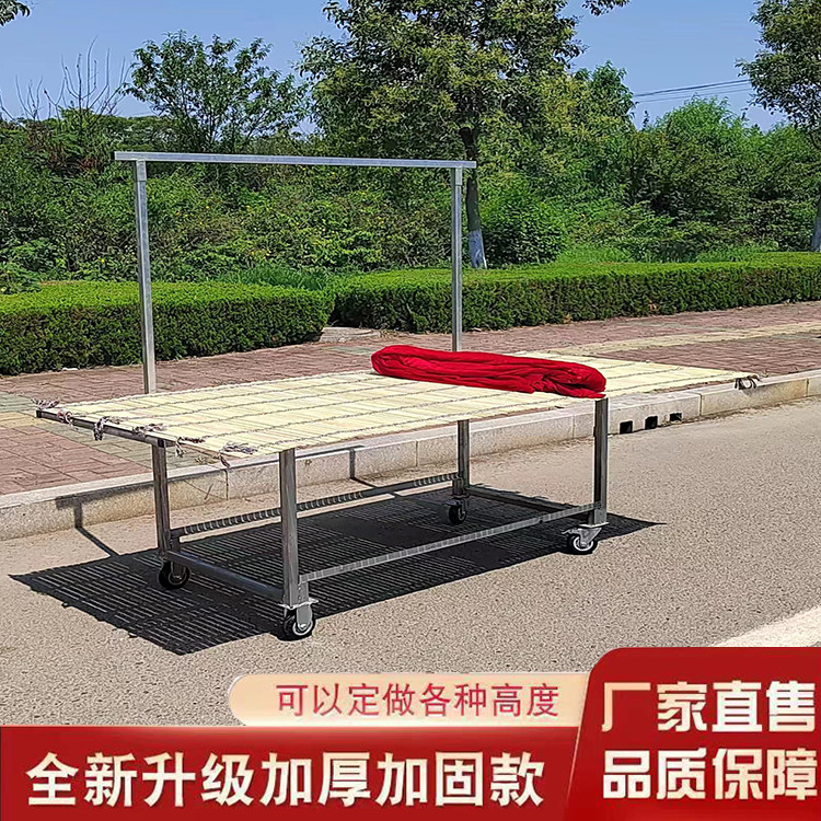 [48H Shipping] Portable Mobile Stall Rack with Wheels, Night Market ...