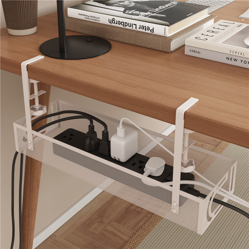 Check the size first]Under Desk Power Strip Organizer Socket Management ...