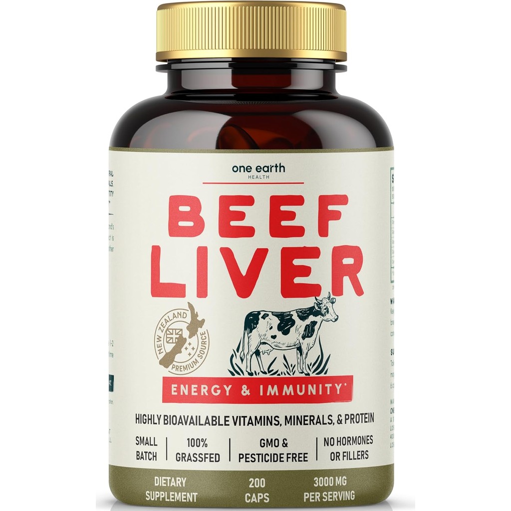 Beef Liver Capsule。100% Grass-fed New Zealand Beef Liver。Pasture ...
