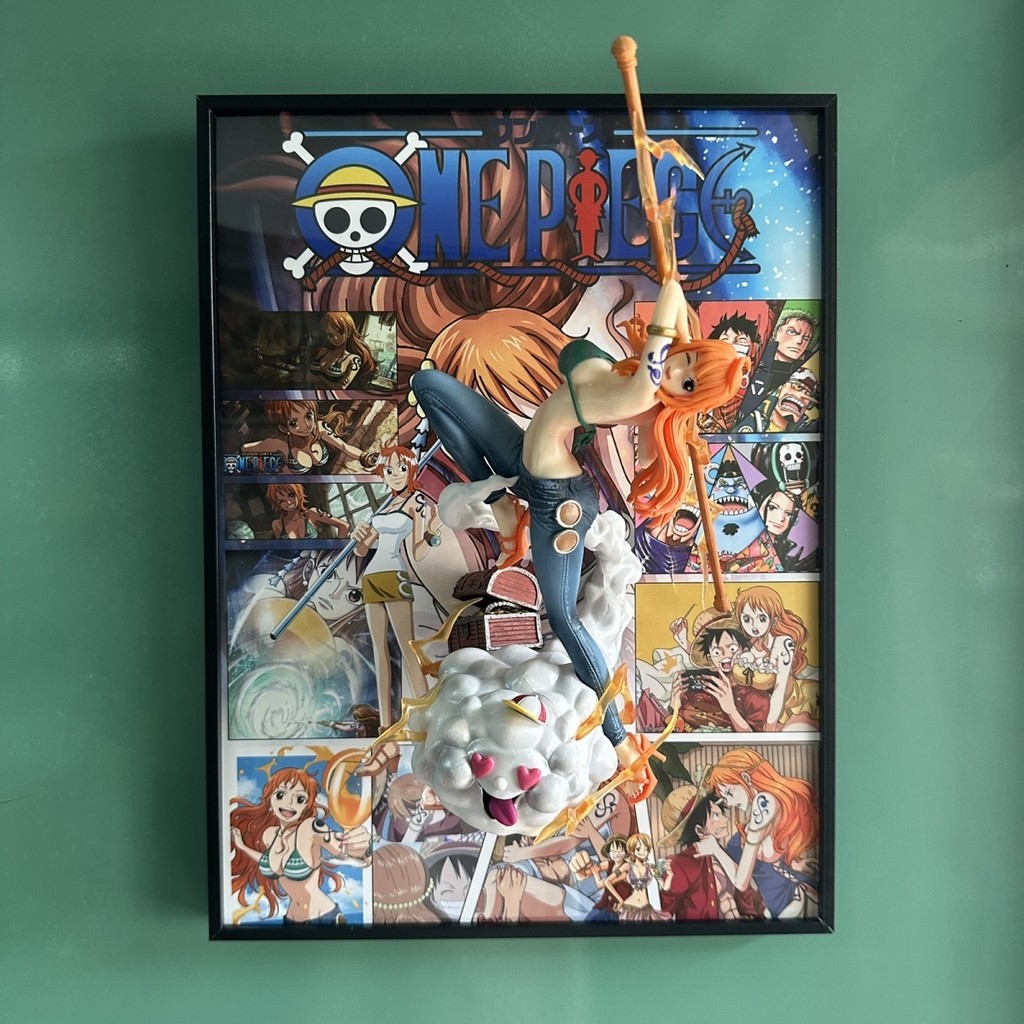 Sg SELLER SELLER Nami Figure Three-Dimensional Painting 3D Model Frame ...