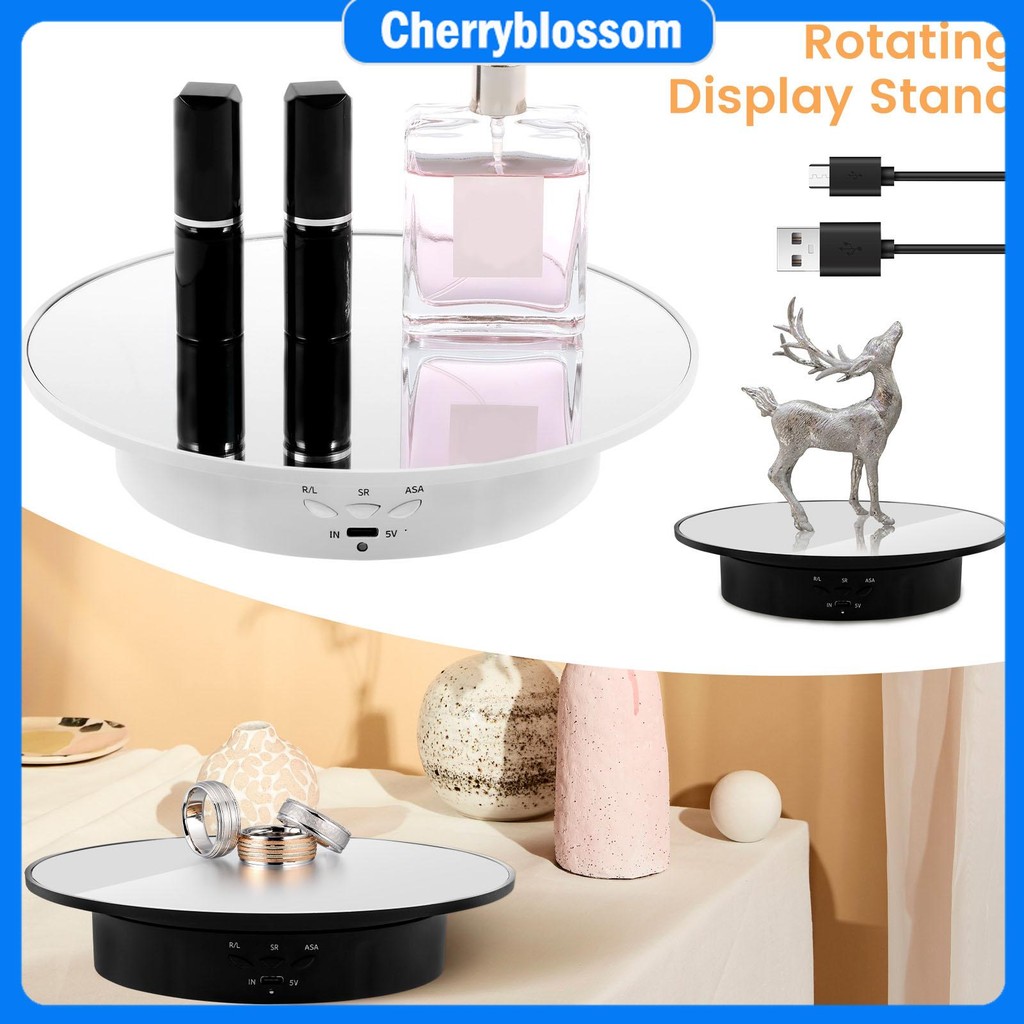 Rotating Display Stand 3 Speeds Motorized Rotating Display 20 cm ...