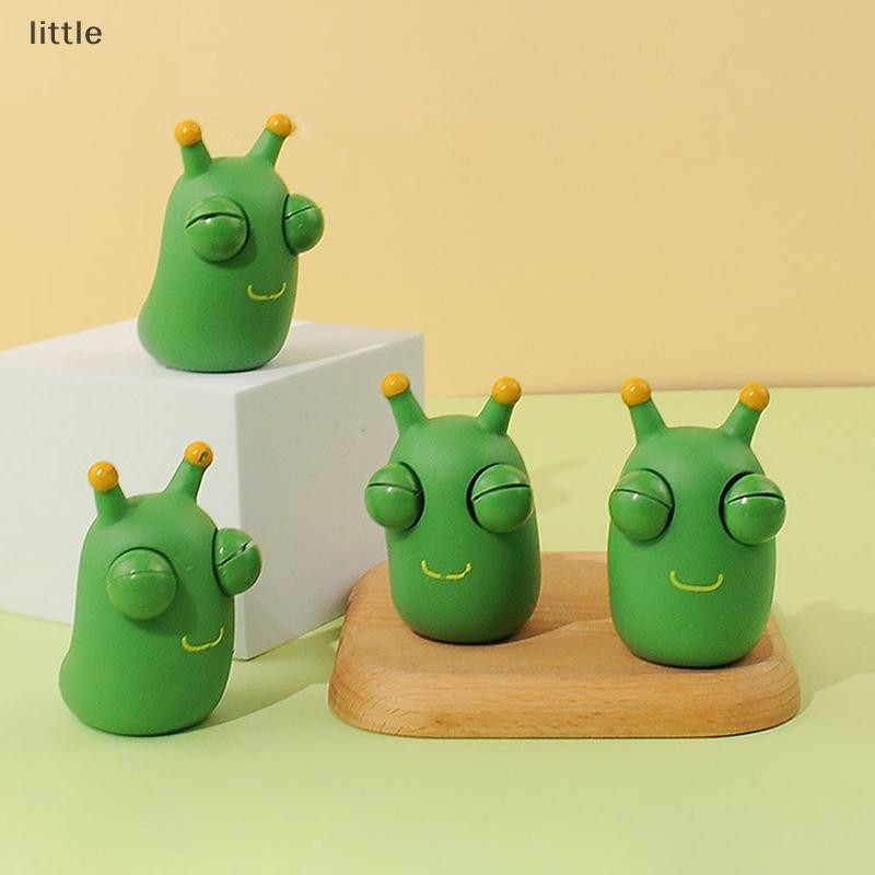 sglittle Grass Worm Pinch Toy Squishy Toy Green Eye Popping Worm ...