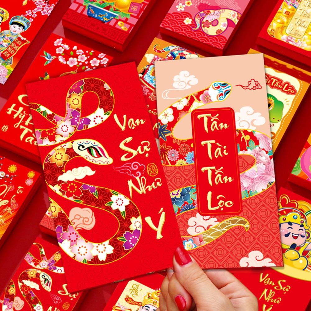 2025 Snake Year Vietnamese Red Packet New Creative Cartoon Red Packet ...
