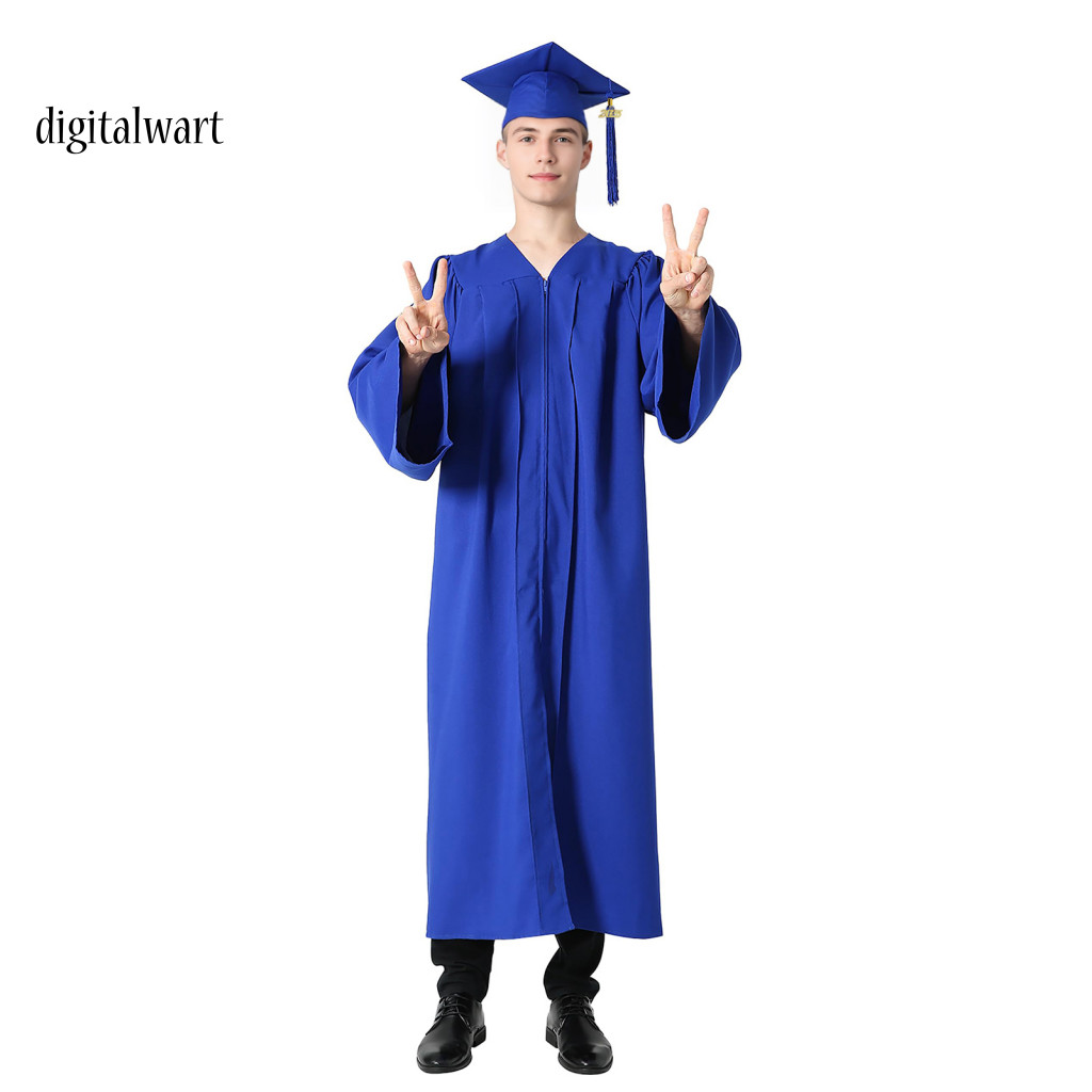 Digital| Bachelor Graduation Uniform Bachelor Gown and Cap V Neck ...