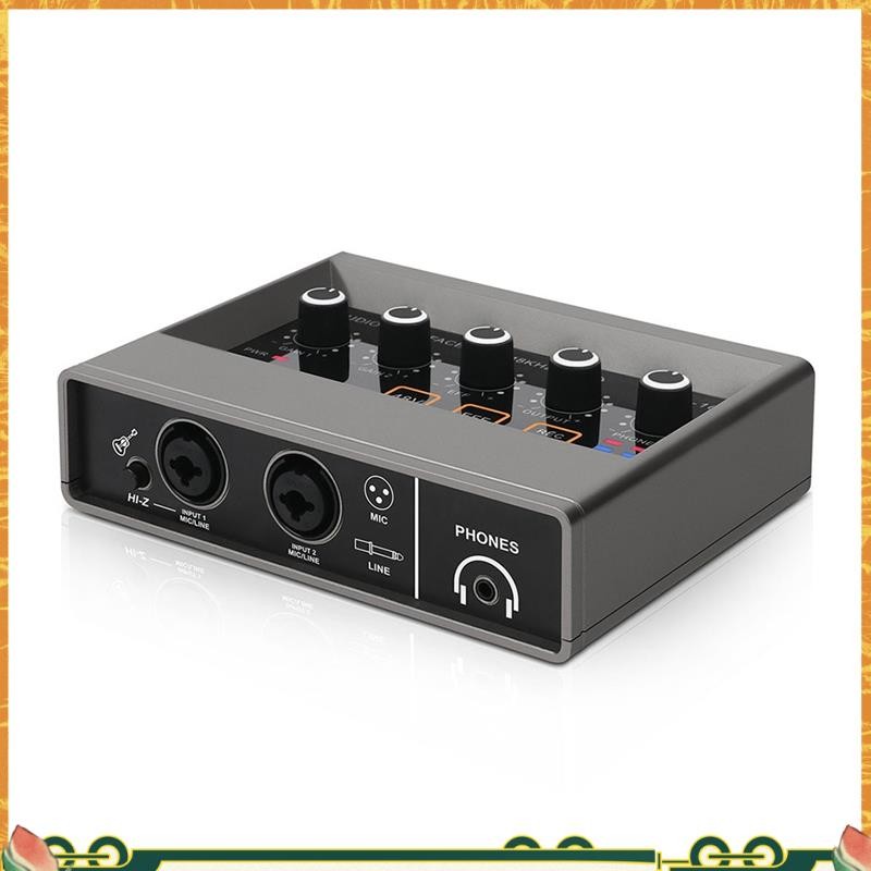 Professional Audio Mixer USB Audio Interface Sound Card DJ Equipment ...