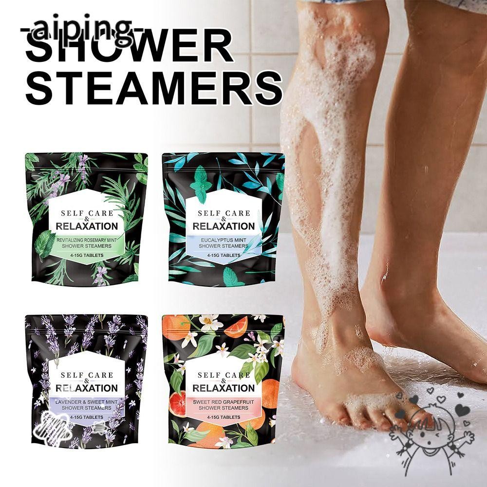 AIPING 4 Tablets/Pack Swear Shower Steamers Gift Set, Moisturizing Self ...
