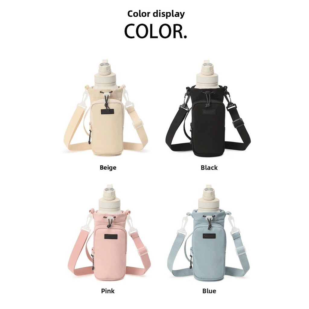 【SG Stock】Collapsible Water Bottle Strap Holder Tumbler Carrier Bag Owala 24oz & 40oz / Ice Flow ...