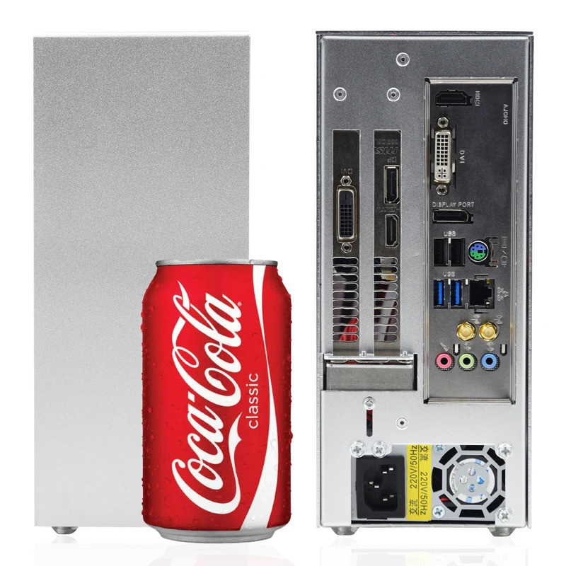METALFISH S3 MINI-ITX Case All Aluminum Computer Mini Small Chassis ...