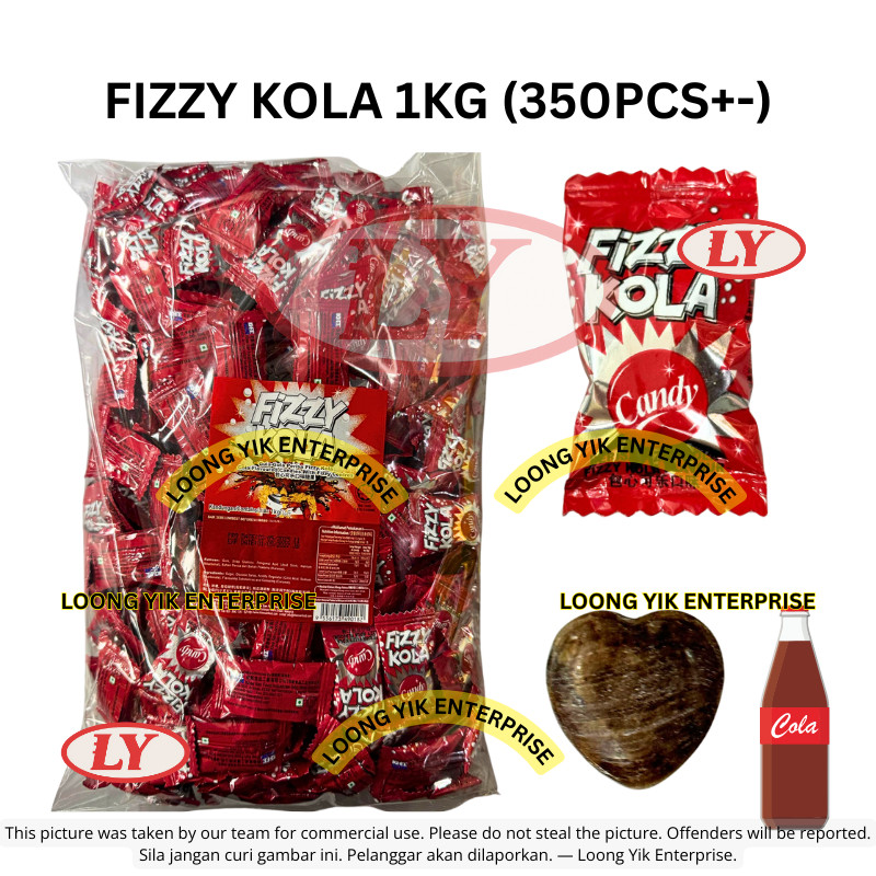 *Halal* Fizzy Kola Candy 1KG (350pcs+-) Childhood Coca Cola Candy ...