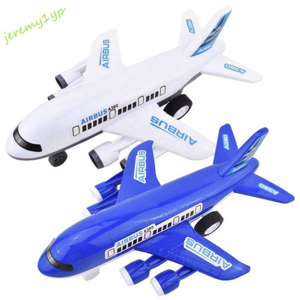 JEREMY Inertial Passenger Aircraft Toy Aeroplane Model Kids Airliner ...