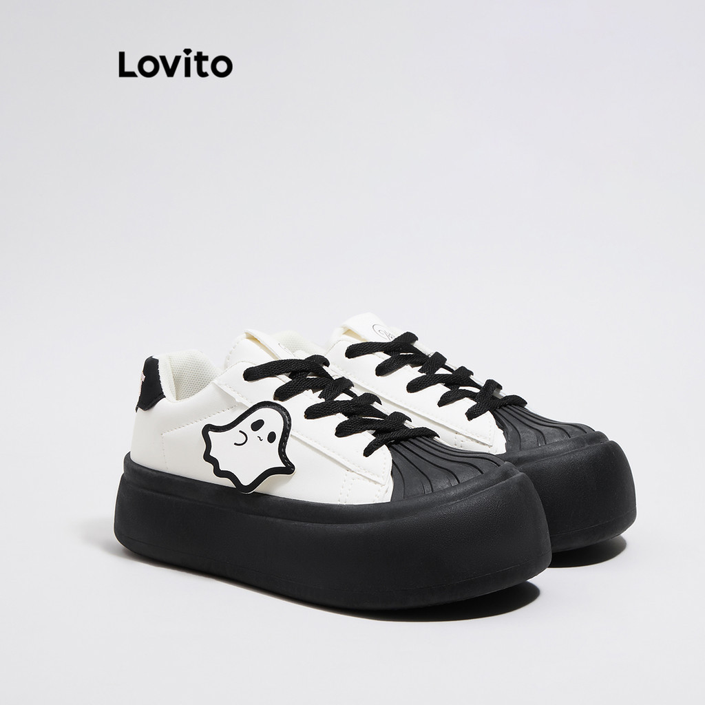 Casual Cartoon Preppy Look Thick Sole Sneakercommute Niche Original ...