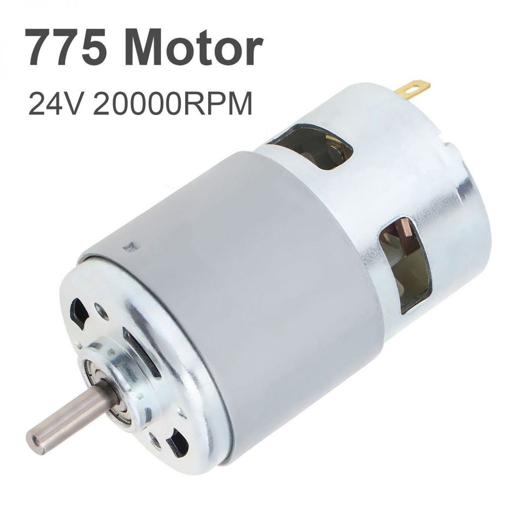 775 DC Motor 24V 20000RPM Double Ball Bearing Large Torque High Speed ...