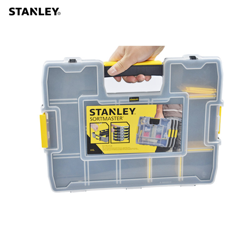 Stanley Removable Dividers Plastic Organizer Box Small Parts ...