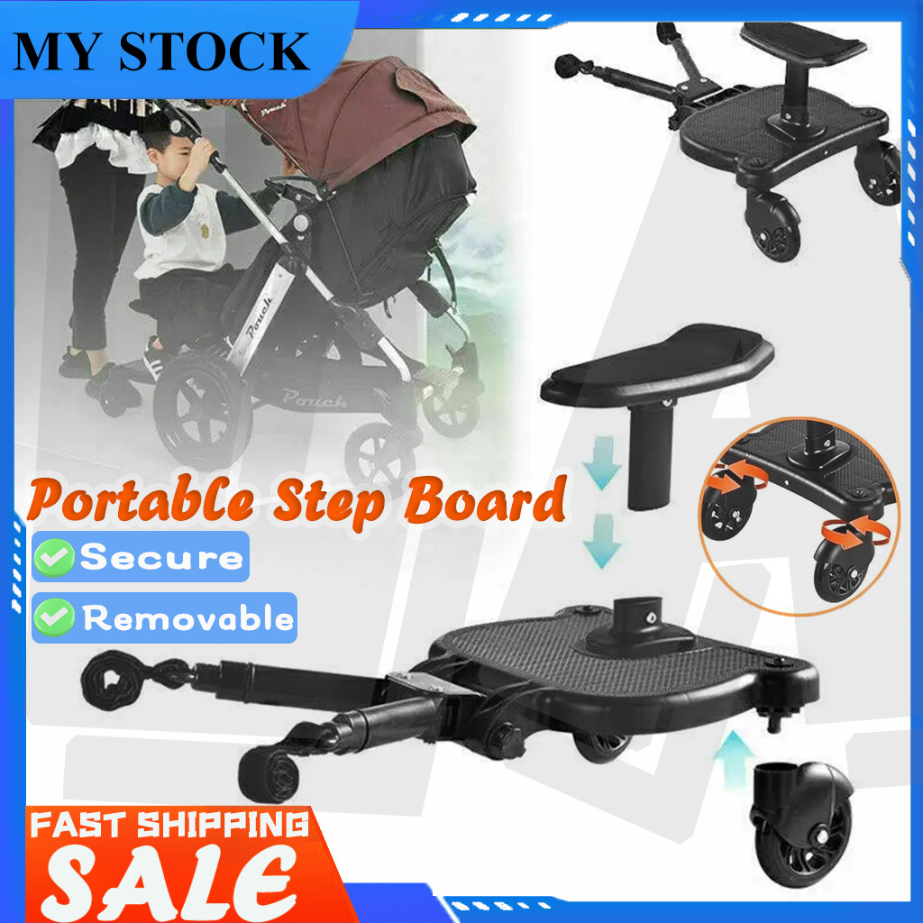 Baby Stroller Buggy Board Connector Stroller Standing Step Board Pedal ...