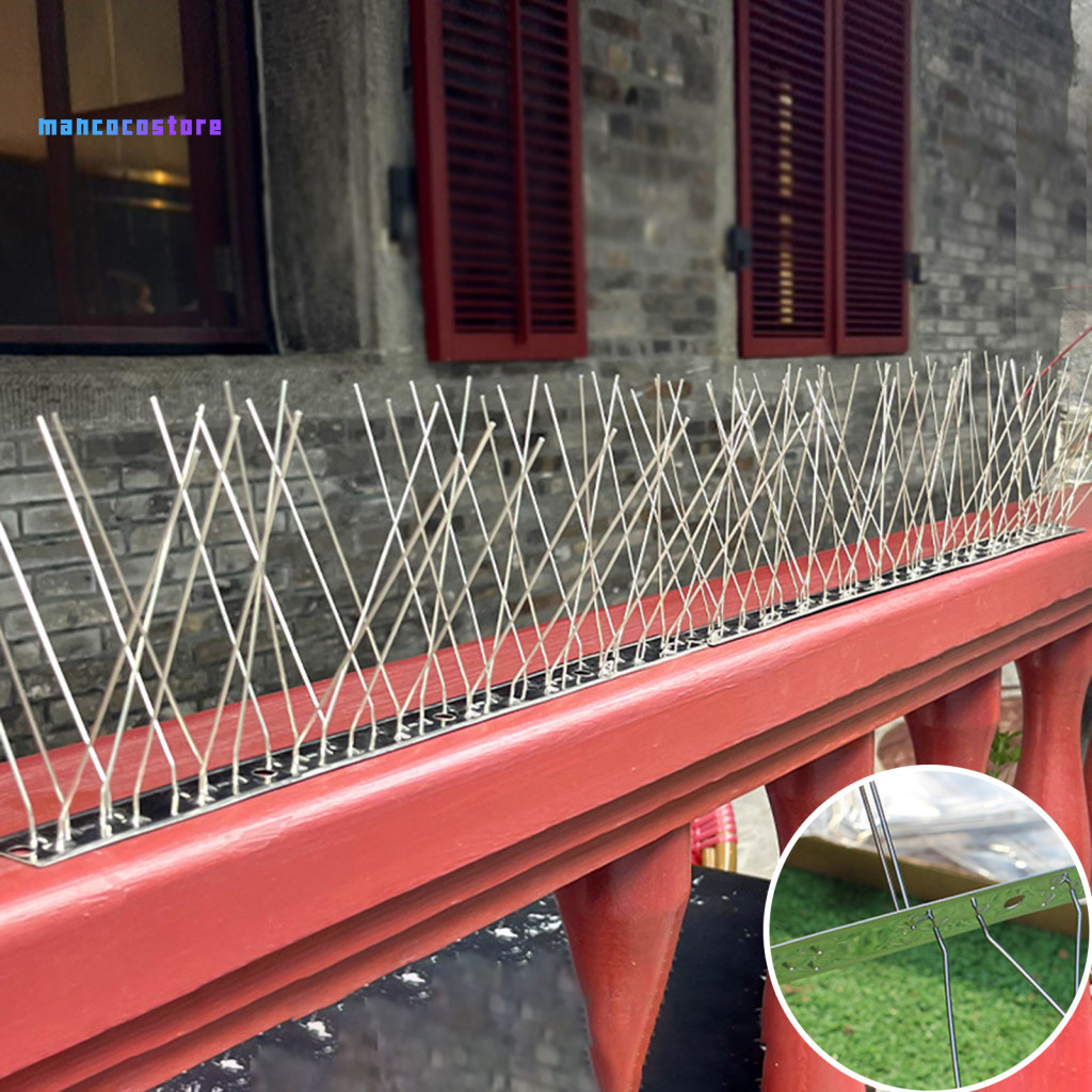 Cat Repellent Spikes Flexible Bird Control Spikes Stainless Steel Anti ...