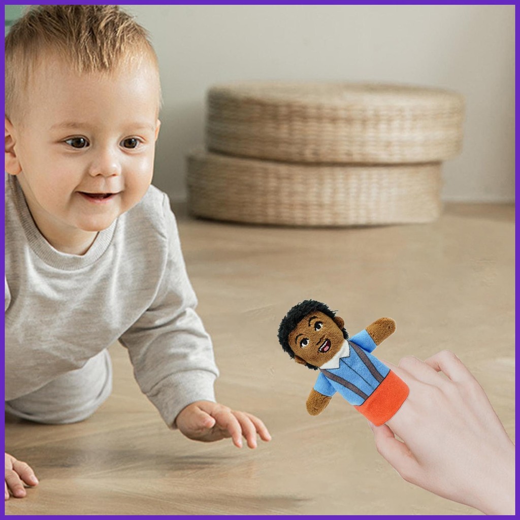 Finger Puppets African Kid Character Soft Hands Finger Puppets Game ...
