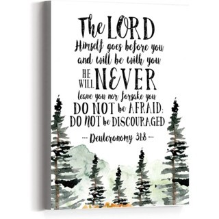 Every Day God Thinks of You Wall Decor Framed Bible Verses Canvas ...