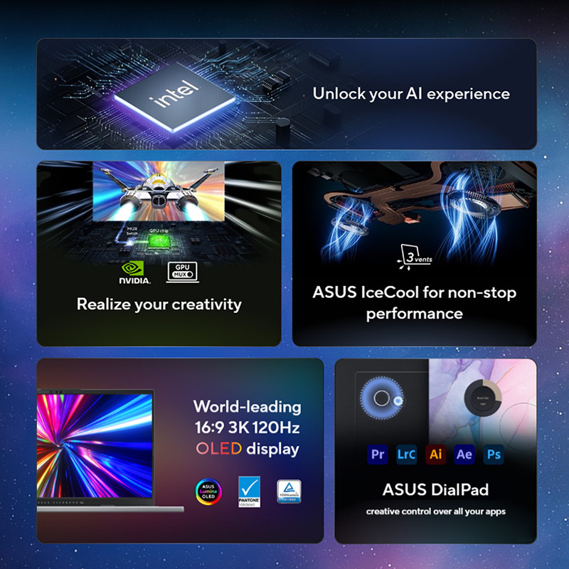 2024 Asus Vivobook Pro 15 laptop/Asus ultra9 185H RTX 4060/ultra7 155H ...