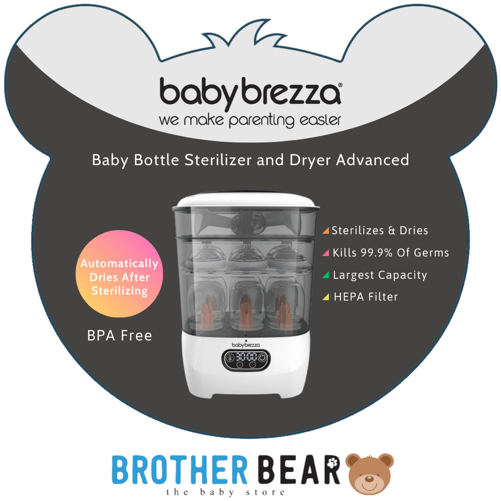 Baby Brezza Baby Bottle Sterilizer and Dryer Advanced | BROTHER BEAR ...