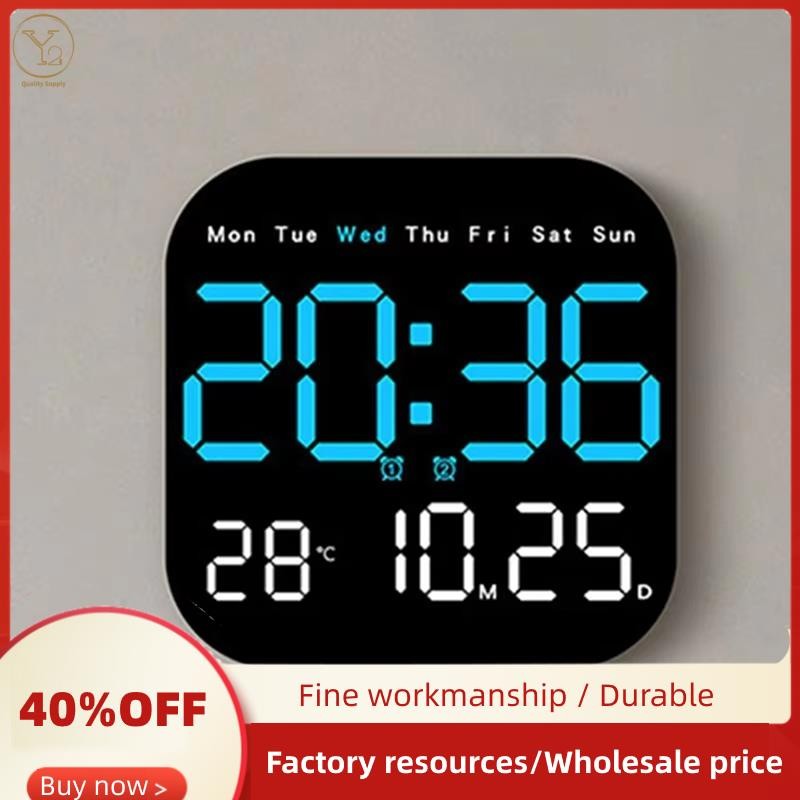 Digital Clock with Date Digital LED Calendar with Remote Control ...