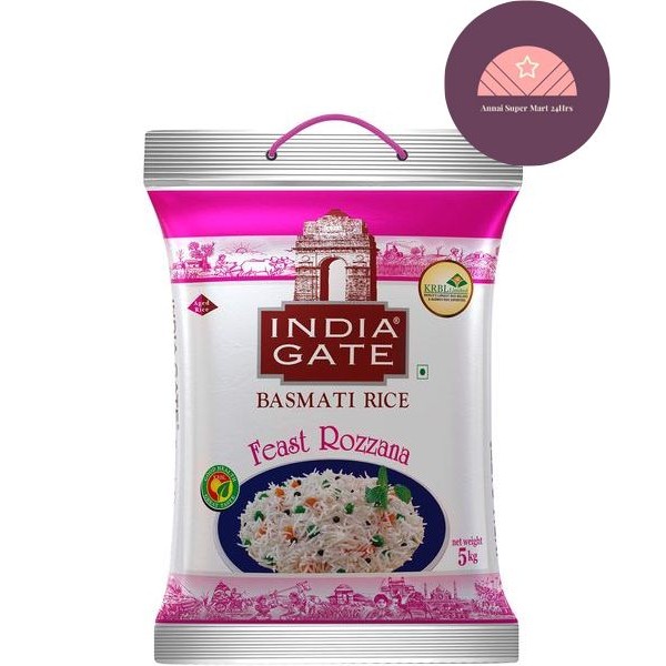 India Gate Basmati Rice Feast Rozana 5kg | Shopee Singapore