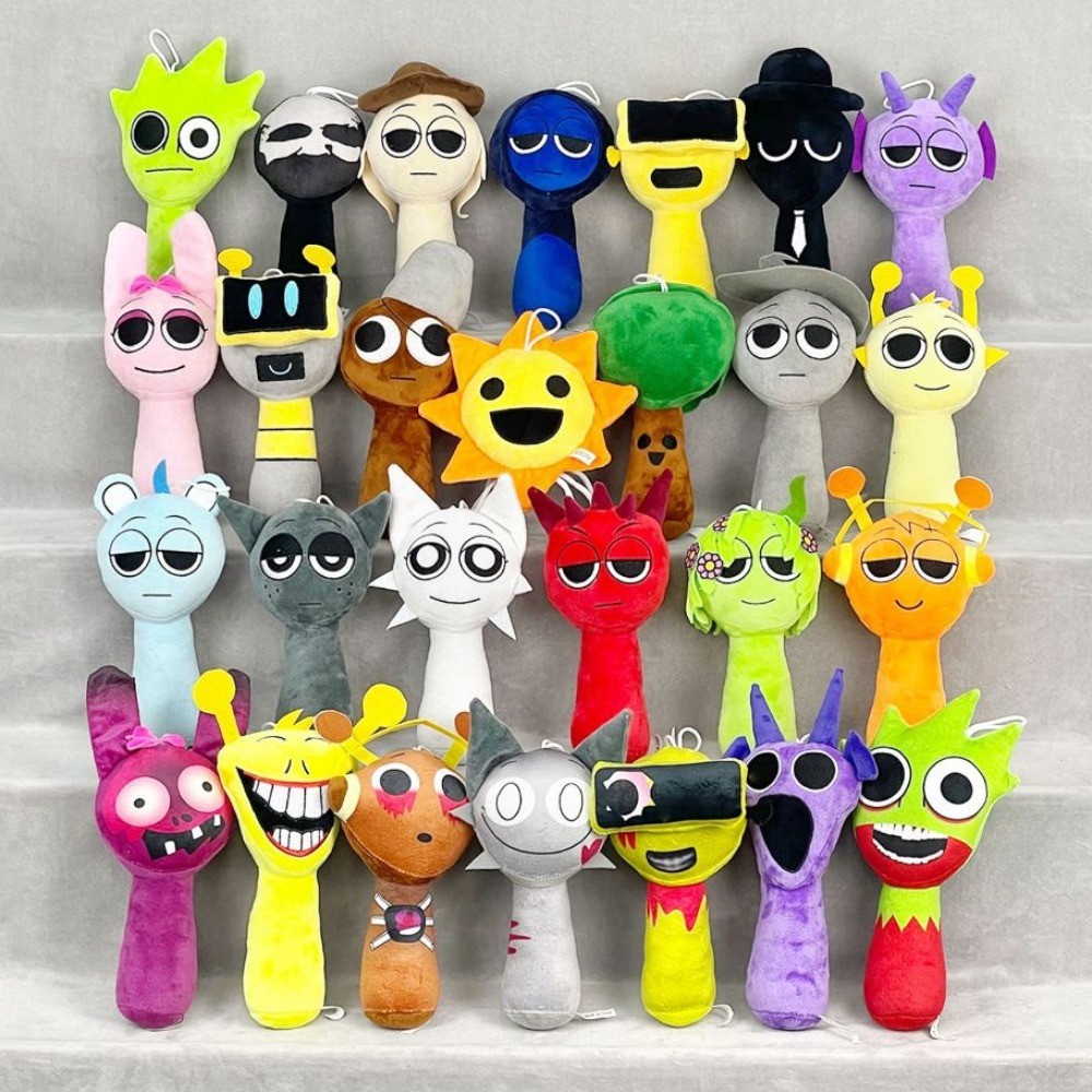 20CM Mutated Sprunki Doll Plush Sprunki Incredibox Game Figure Toy Gift ...