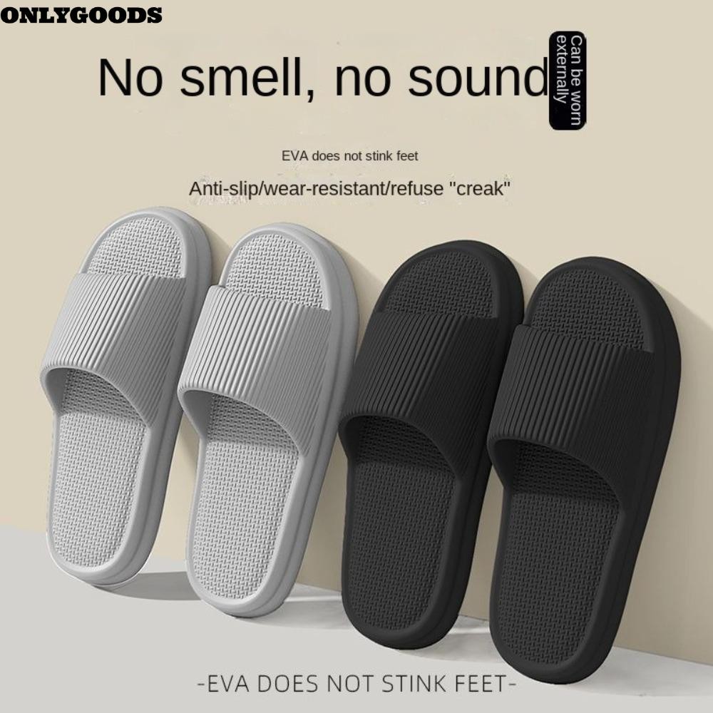 ONLY Thick Slippers, Non-slip Unisex Beach Shoes, Soft Sole EVA Summer ...