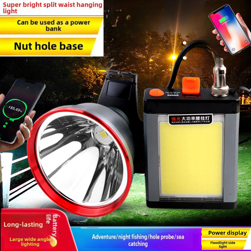 2025 High Power Long Life Fishing LED Headlamp Split Large Capacity ...